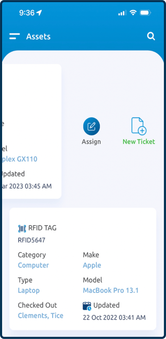 Mobile Barcode Scanning for Assets
