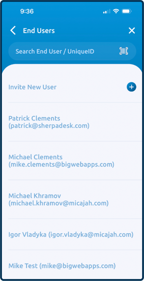 Mobile Barcode Scanning for Assets