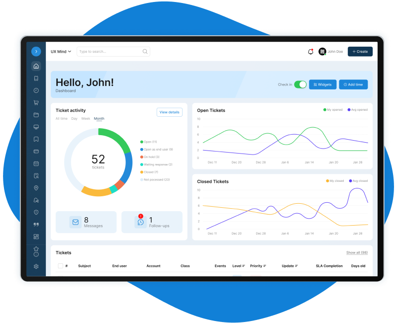 Helpdesk/Ticketing - Product Page